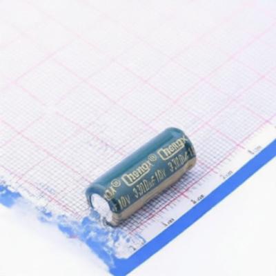 China aluminum electrolytic capacitor Chengx GR338M010G25RR0VL4FP0 with low leakage current specifications for sale
