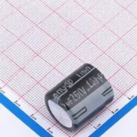 China KM Series Aluminum Electrolytic Capacitor Chengx KM107M250L20RR0VH2FP0 for in High Voltage Circuits for sale
