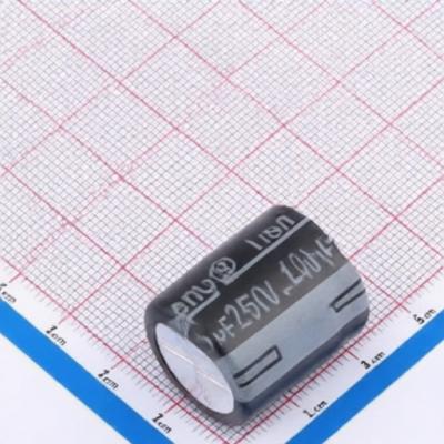China KM Series Aluminum Electrolytic Capacitor Chengx KM107M250L20RR0VH2FP0 for in High Voltage Circuits for sale