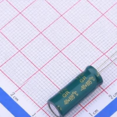 China Aluminum Electrolytic Capacitor Chengx GR108M010F20RR0VL4FP0 with 105 Degree Operating Temperature Rating for sale