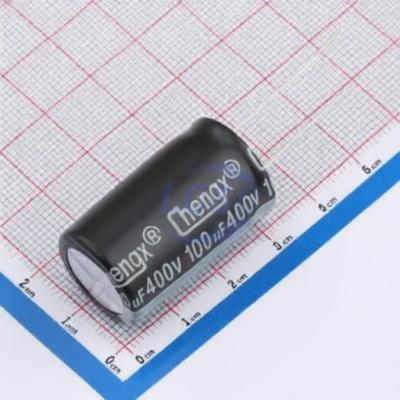 China High Temperature Aluminum Electrolytic Capacitor Chengx KM107M400L30RR0VH2FP0 with 105 Degree Rating for sale