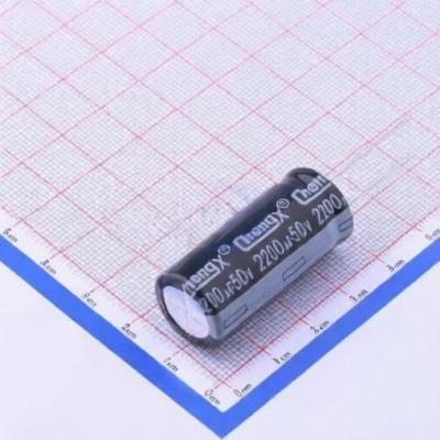 China High reliability aluminum electrolytic capacitor Chengx KM228M050K36RR0VH2FP0 for general electronic for sale