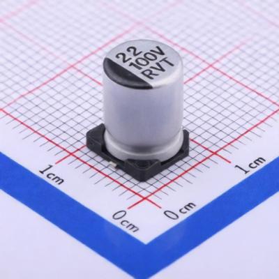China Durable Aluminum Electrolytic Capacitor Chengx RVT2A220M0810 Compliant with Environmental Standards for sale
