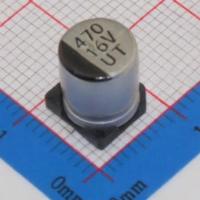China V chip aluminum electrolytic capacitor Chengx RVT1C471M0810 with RoHS directive and 105 degree temperature rating for sale
