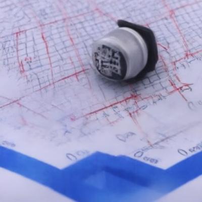 China V chip Aluminum Electrolytic Capacitors Chengx RVT0J221M0605 with 105 degree rating and JIS compliance for sale