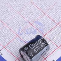 China Aluminum Electrolytic Capacitors Chengx KM477M025G13RR0VH2FP0 with wide voltage and capacitance range for sale