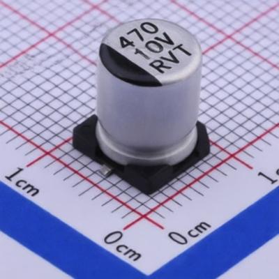 China V chip aluminum electrolytic capacitor Chengx RVT1A471M0810 featuring 105 temperature rating and performance for sale