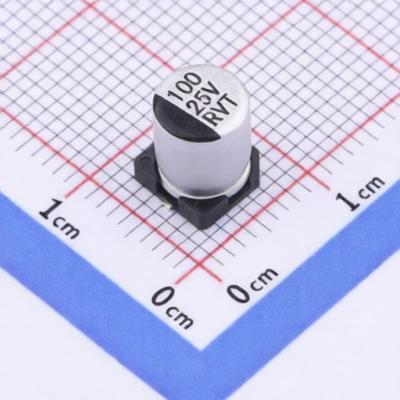 China V chip Aluminum Electrolytic Capacitors Chengx RVT1E101M0607VG Suitable for Various Electronic Uses for sale