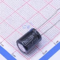 China Durable KM series aluminum electrolytic capacitor Chengx KM337M025G13RR0VH2FP0 with low leakage current for sale