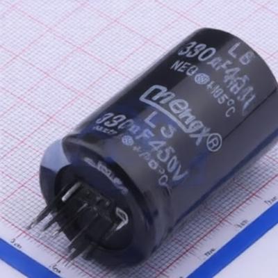 China Robust Aluminum Electrolytic Capacitor Chengx LS337V450P45RR0VH2SP0 with Low Temperature Performance for sale