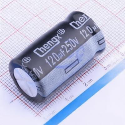 China Chengx KM127M250L30RR0VH2FP0 aluminum capacitor designed for performance in harsh industrial environments for sale