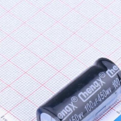China Aluminum Electrolytic Capacitor Chengx KM107M450L36RR0VH2FP0 with 1000 to 2000 Hours Life Expectancy for sale