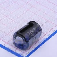 China Aluminum Electrolytic Capacitor Chengx KM228M050N25RR0VH2FP0 2200uF 50V Black Body PVC Sleeve REACH for sale