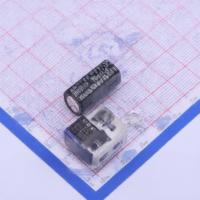 China Durable KM Series Aluminum Electrolytic Capacitor with Wide Capacitance Range Chengx KM108M016G17RR0VH2FP0 for sale