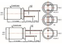 China High Frequency Conductive Polymer Aluminum Capacitors Chinsan UPE0J821MP30808 with Extended Endurance for sale