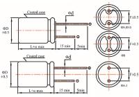 China Conductive Polymer Aluminum Solid Capacitor Chinsan UGV1E331MNN1012U with High Ripple Current Rating for sale