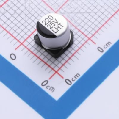 China Lead free reflow solder capacitor ChuangHui LHT1EM221E058SP with RoHS compliance and wide temperature range for sale