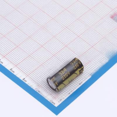 China Electronic capacitor ChuangHui CD26G2EM330G200T featuring PVC PET sleeve and neutral label packaging for sale