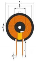 China Wireless transmission coil module CND-tek YX-A11-R400848-RT0855 designed for electronic applications for sale