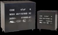 China Capacitor Self Healing Flame Retardant Case Cornell Dubilier Electronics MXH474K305G11 EMI Suppression Device for sale