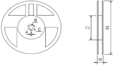 China Tape and Reel Ceramic Current Sensing Resistor CTS 73WL7R068J Thick Film Construction for sale