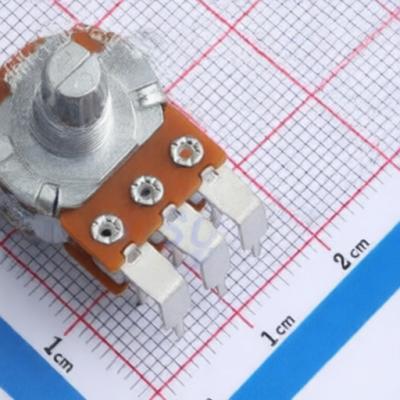 China High precision CTR R16156G0-KA15D6.5-B203-000 potentiometer with 30 click detents and 0.1 watt rating for sale