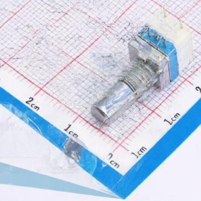 China Rotary Potentiometer CTR R08717NS-FE13S7.0-B103-0116 Featuring SPST Switch and 10K Resistance for Electronic for sale