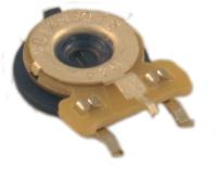 China Commercial 15mm Diameter Trimmer Potentiometer CTS 201UR501B with Carbon Composition Resistance Element for sale