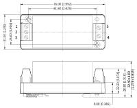 China DC power line filter CUI VFM-50-UW-D with input voltage range from 40 to 160 Vdc and RoHS compliance for sale