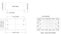 China Industrial DC power line filter CUI VFM-50-UW-T with 50 watt output power and input voltage protection for sale