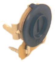 China Trimmer Potentiometer CTS 201UR502B with Slotted Knob and Mounting Options Parallel or Perpendicular for sale
