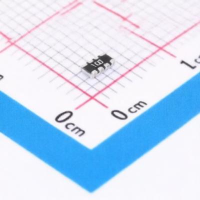 China Single packaged chip resistor arrays CTS 742C083100JP featuring concave convex terminations and thick film technology for sale