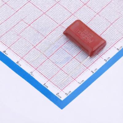 China Film Capacitor with Tinned Copper Leads Dersonic CFD2E105KI0344 Flame Retardant Epoxy Coating UL94V0 for sale