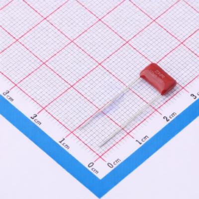 China Flame retardant capacitor Dersonic CFC2A104JD0676 with tinned copper leads and epoxy resin coating for sale