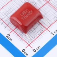China Metallized Polypropylene Film Capacitor with Tinned Copper Leads DGCX MPP334J2GC060C0301R Epoxy Sealed for sale