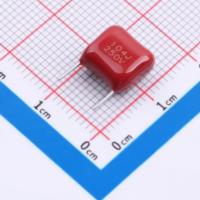 China Epoxy Encapsulated Metallized Polypropylene Film Capacitor DGCX MPP104J2EB050C4F0ZR for DC Filtering for sale