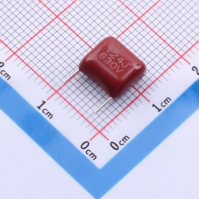 China Epoxy Encapsulated Metallized Polypropylene Film Capacitor DGCX MPP124J2JB050C3F0ZR for DC Blocking and Filtering for sale