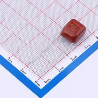 China Metallized Polypropylene Film Capacitor with Flame Retardant Epoxy Resin Powder DGCX MPP474J2EB070B200ZR for sale