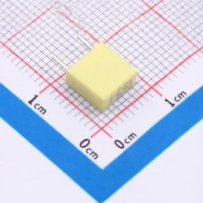 China Mini box metallized polyester film capacitor DGCX MEM474J1JM20YC3F0ZR rated 63 volts 0.47 microfarad for sale