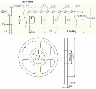 China Crystal clock oscillator with 32.768 KHz frequency DIODES KD3270040 Pb free RoHS and REACH compliant for sale