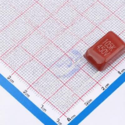 China Metallized polyester film capacitor DGCX MES105K2SC070B200ZR with tin plated copper clad steel leads for sale