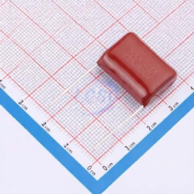 China Metallized Polyester Film Capacitor Model DGCX MPE225J2SA090B200ZR with Flame Retardant Epoxy Coating for sale