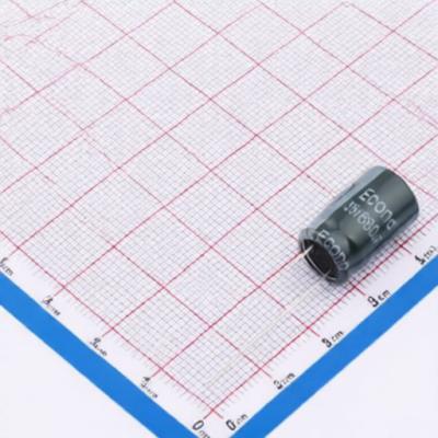 China Durable aluminum electrolytic capacitor Econd 680UF35VG160GF with 3000 hours life and green PET sleeve for sale