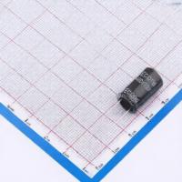 China Aluminum Electrolytic Capacitor KM100M450G170B000 10uF 450V 10x17mm Black Sleeve with White Lettering for sale