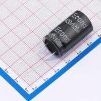 China performance capacitor Econd 120UF400VK300KM with 400 volt working voltage and 18 by 30 millimeter size for sale