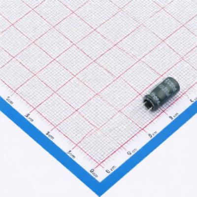 China Aluminum electrolytic capacitor 330 microfarad 16 volt Econd 330UF16VE120GF compact size with long leads for sale