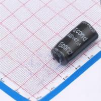 China Aluminum electrolytic capacitor Econd 47UF400VI250KM with black PET sleeve and rated life of 3000 hours for sale