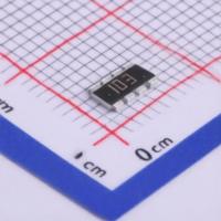 China 10K Ohm Metal Film Resistor 0.25W 1 Tolerance EVER OHMS CRA064RJ10K0E04Z Electronic Device Component for sale