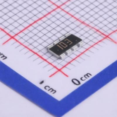China 10K Ohm Metal Film Resistor 0.25W 1 Tolerance EVER OHMS CRA064RJ10K0E04Z Electronic Device Component for sale
