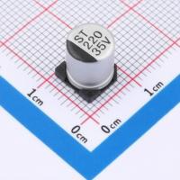 China High reliability aluminum electrolytic capacitor MT series chip type FH 8221LEM0810MT0001T for telecommunication for sale